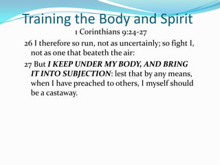 Trained servant - Chosen to be Trained | PPTX