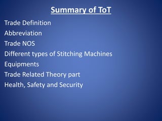Stitching process - Leather Goods & Garments | PPT