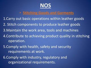 Stitching process - Leather Goods & Garments | PPT