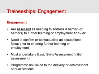 Traineeship - Staff Training | PDF