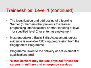 Traineeship - Staff Training | PDF