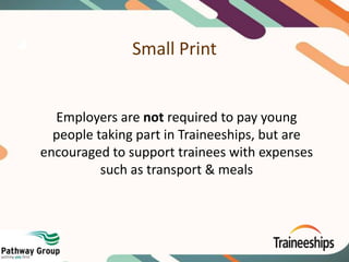 Traineeships, What is a Traineeship | PPTX