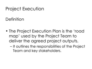 Project Execution | PPT