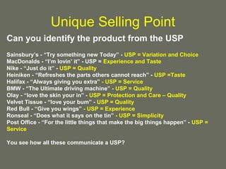 Trainer+ads+analysis+usp | PPT | Business | Business and Finance