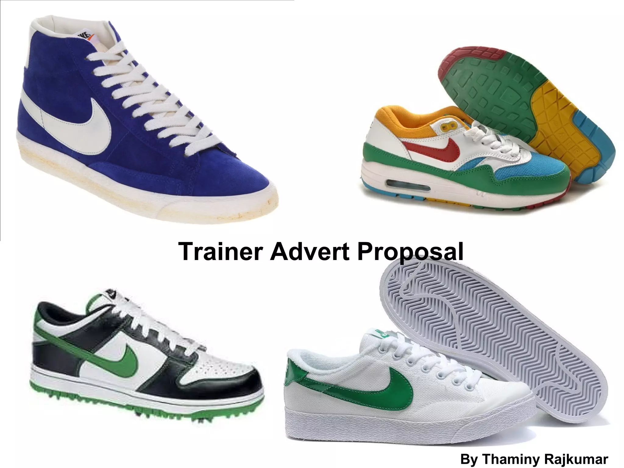 GCSE Media - Trainers Advert Examples of Planning | PPT