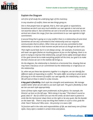 A Trainers' Guide to Successful Conflict Styles Workshops | PDF