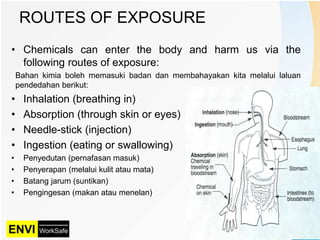 Trainer Slide - SAFE HANDLING AND SPILLAGE MANAGEMENT OF HAZARDOUS ...