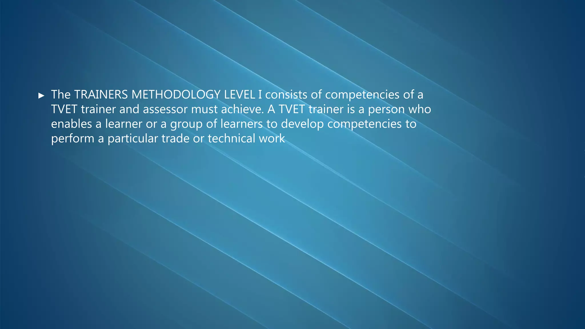 Trainers methodology (TM) Level I.pptx