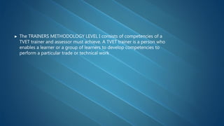 Trainers methodology (TM) Level I.pptx