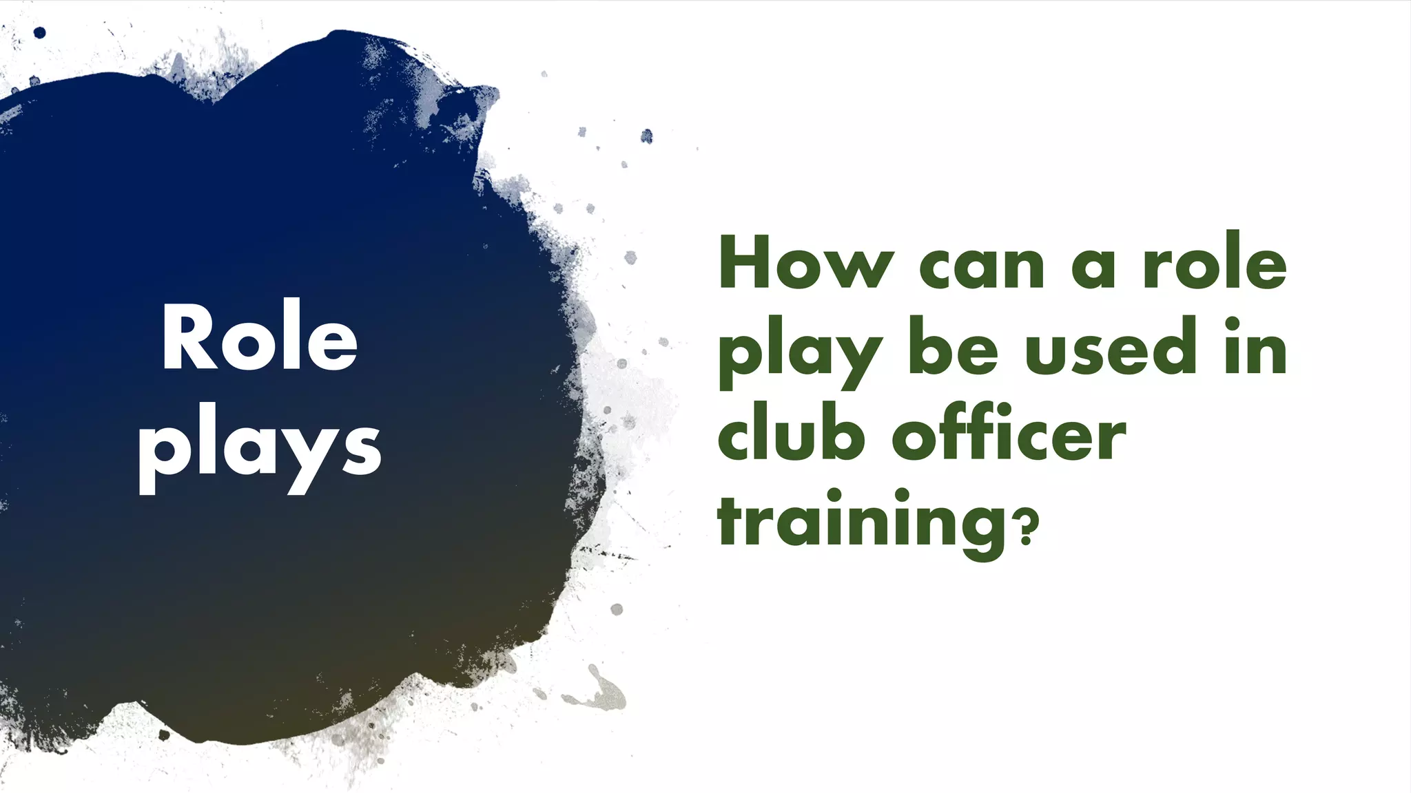 Trainer topics cot | PPTX