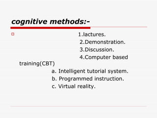 Training presentation | PPT
