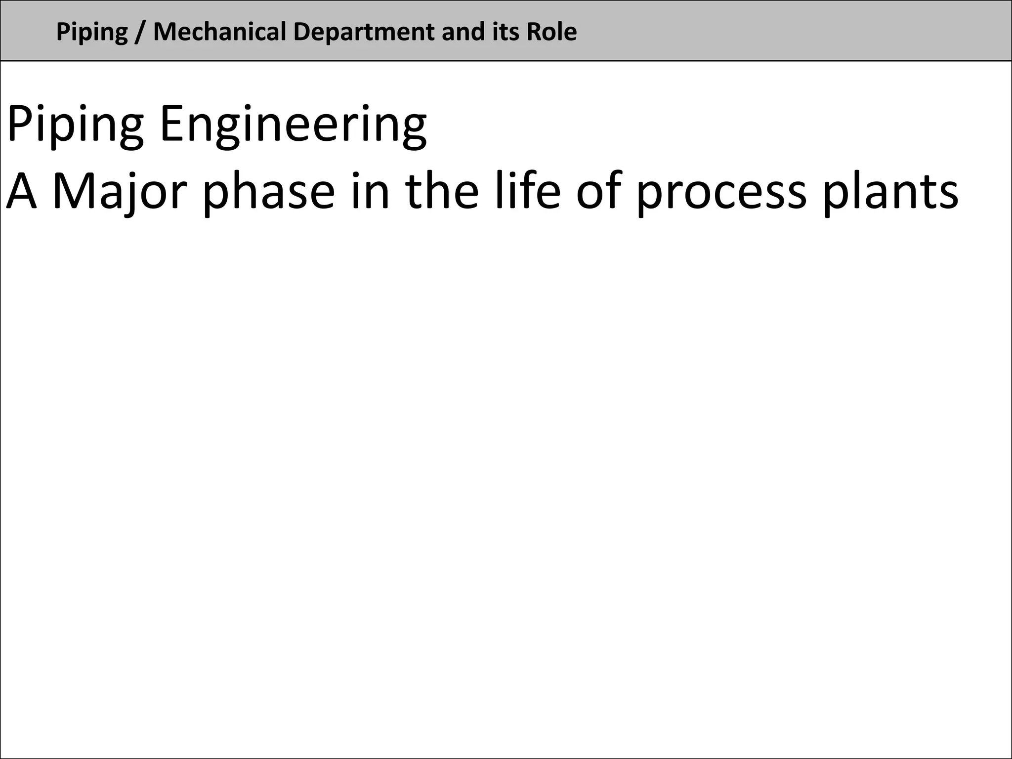 Process Plant design fundementals | PPTX