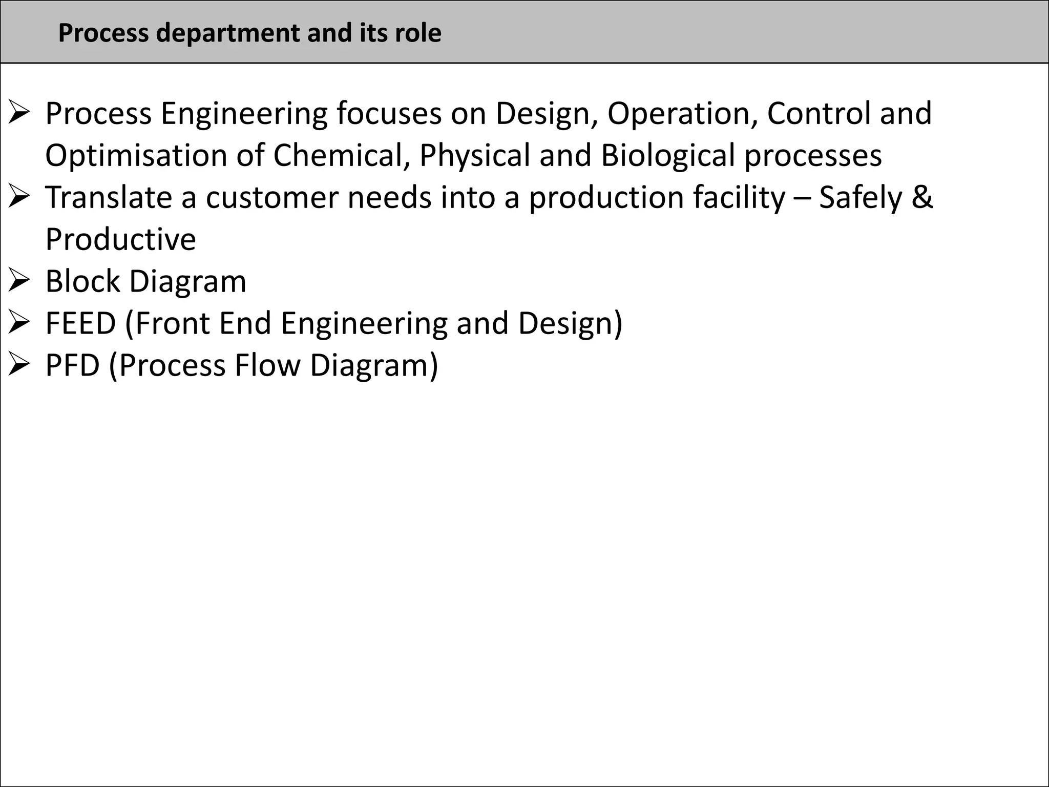 Process Plant design fundementals | PPTX
