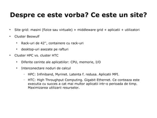 Instalare si administrare site grid | PPT