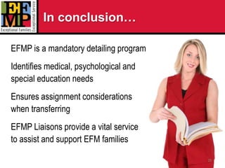 FFSC EFMP Staff Training | PPTX