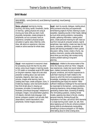 Trainer\'s Guide | DOC | Educational Assessment | Education