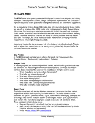 Trainer\'s Guide | DOC