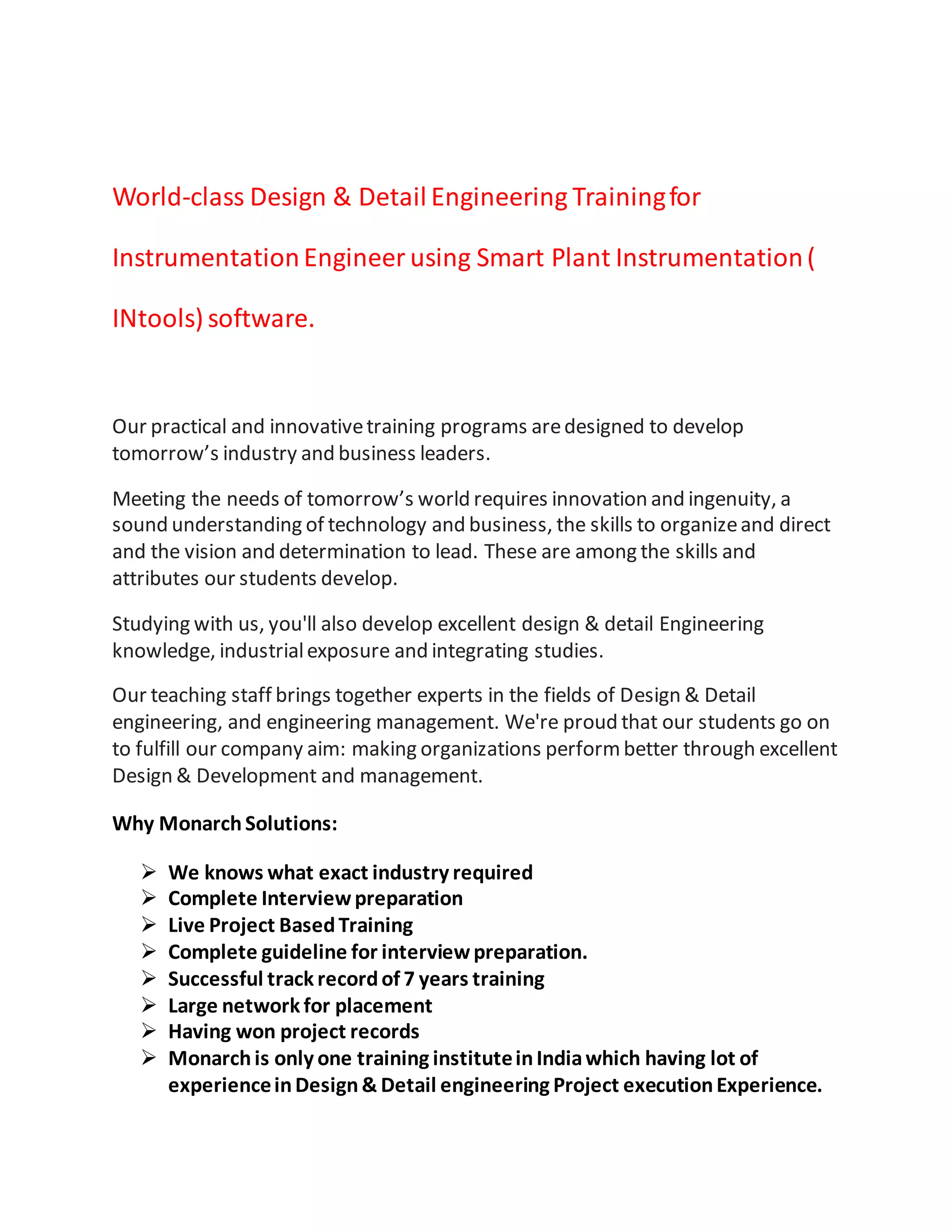 INtools Training | DOCX