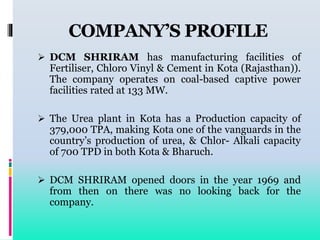 Training at DCM Shriram | PPTX