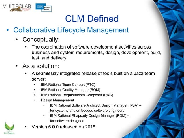Rational CLM at a glance | PPT | Free Download