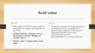 Oil extraction and Soil Tests | PPT | Free Download