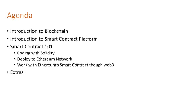 Smart Contract programming 101 with Solidity #PizzaHackathon | PPT