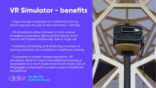 Virtual Reality Training - 3D based VR, VR e-learning and VR Simulators ...