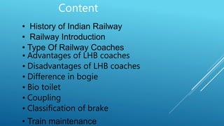 railway workshop Training | PPTX