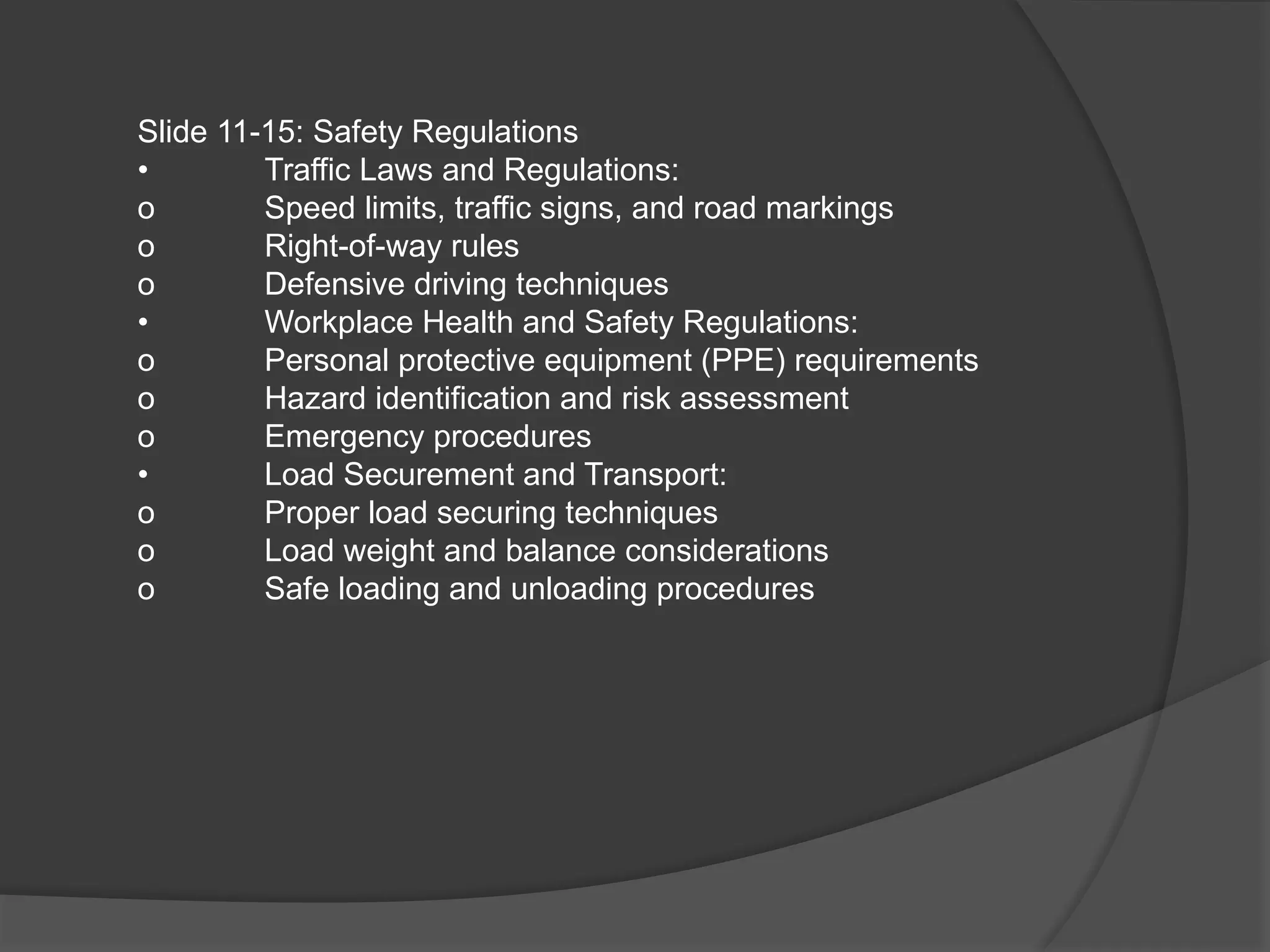 Training sequences of operator trainings | PPT
