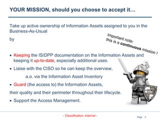 Training Information Asset Owners | PPTX