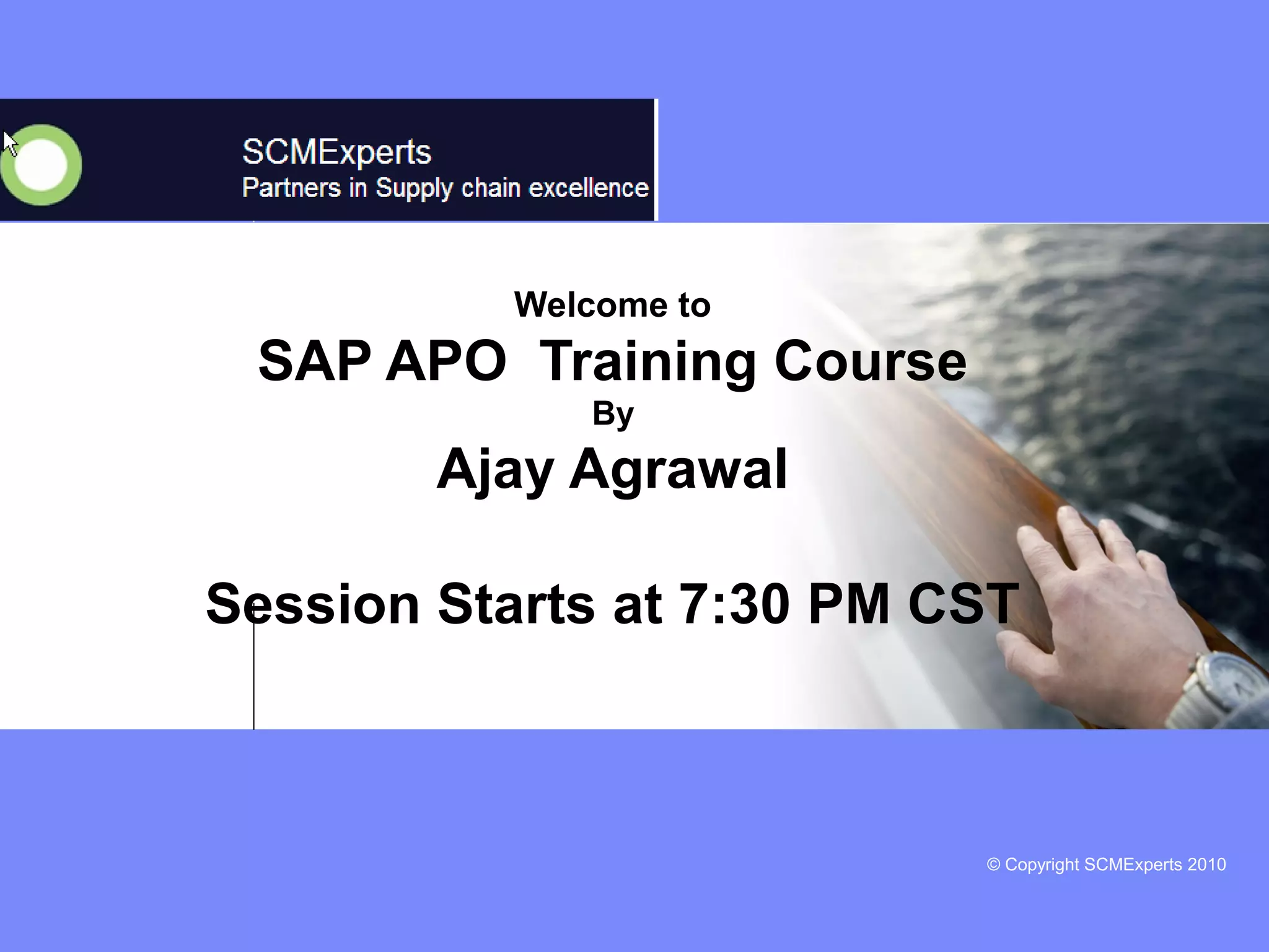 SAP-APO-Training | PPT