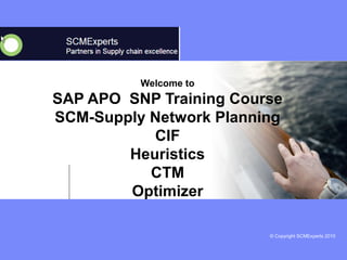 SAP-APO-SNP Training | PPT