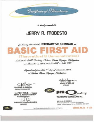 basic first aid | PDF