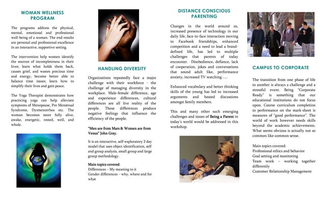 Training brochure | PDF