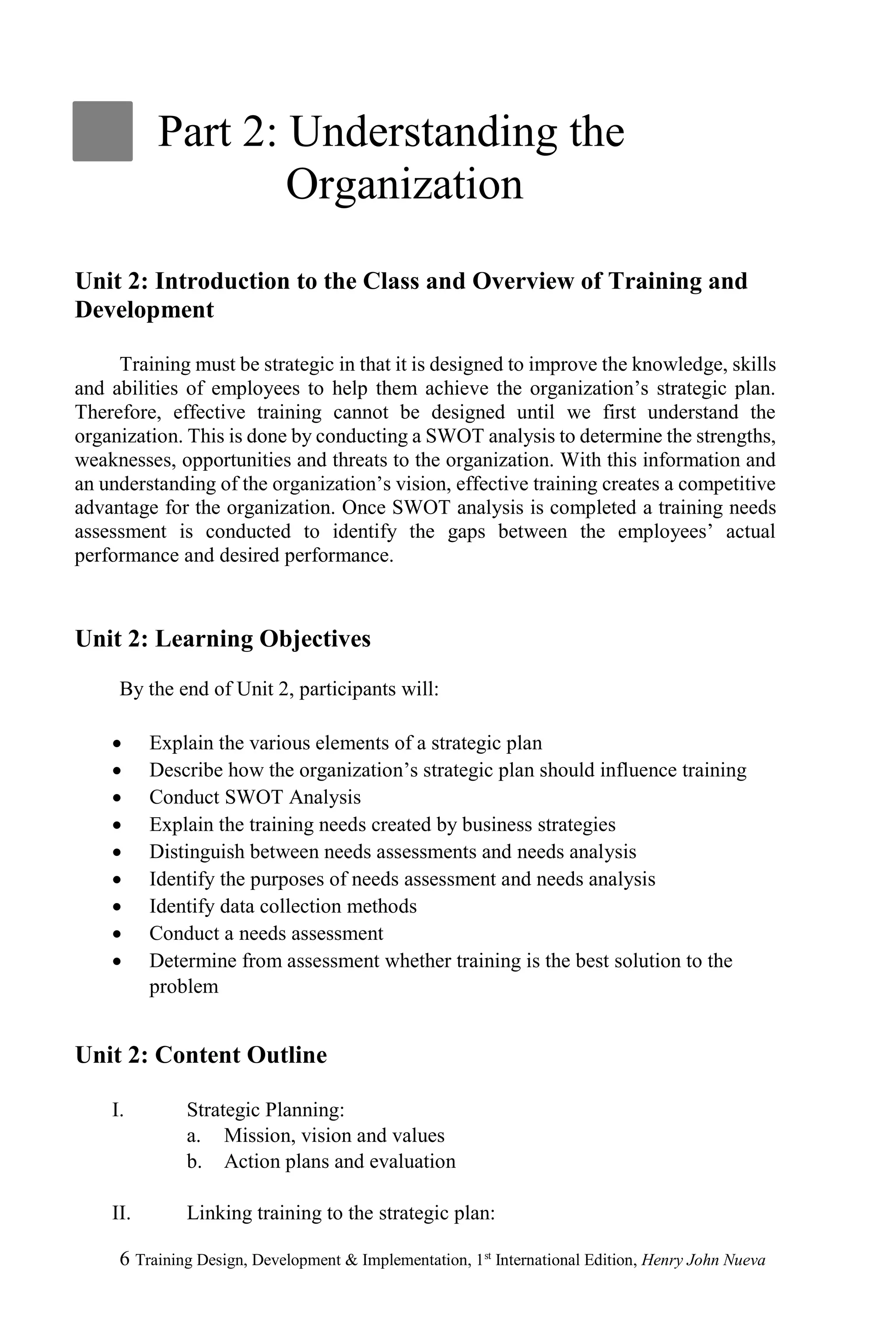 TRAINING DESIGN, DEVELOPMENT & IMPLEMENTATION | PDF
