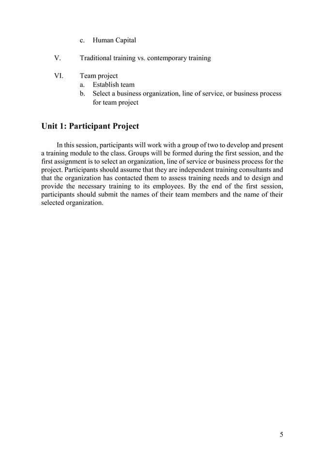 TRAINING DESIGN, DEVELOPMENT & IMPLEMENTATION | PDF