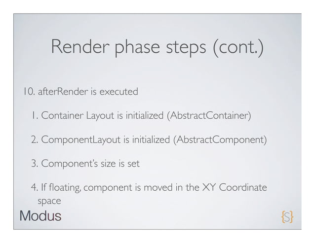Ext JS 4.0 components and layouts | PPT