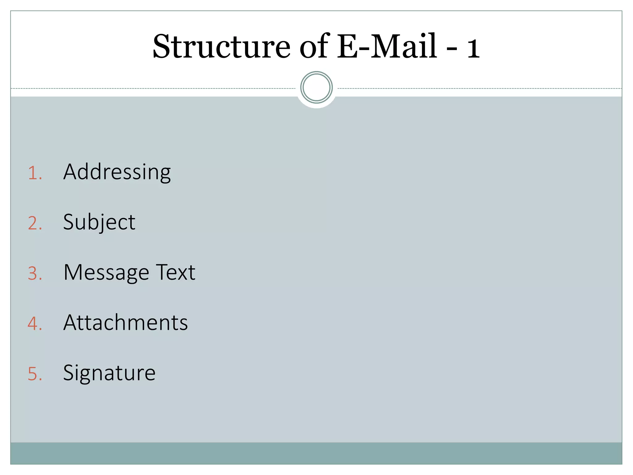 Email Etiquette - Basics | PPTX