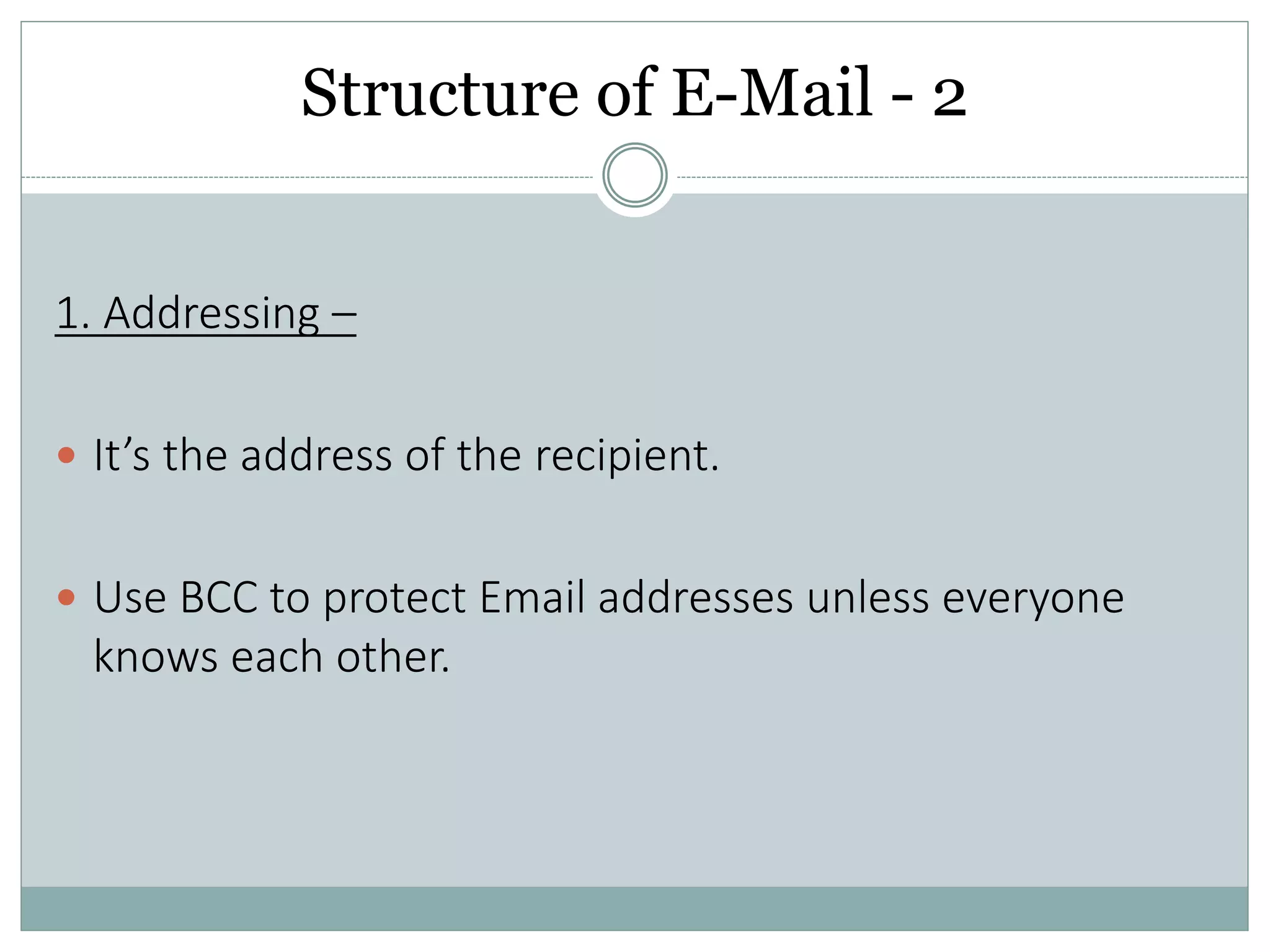 Email Etiquette - Basics | PPTX