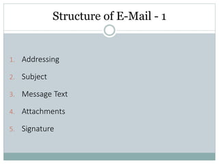 Email Etiquette - Basics | PPTX
