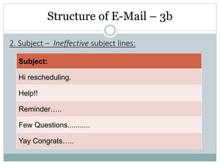 Email Etiquette - Basics | PPTX