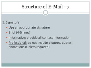 Email Etiquette - Basics | PPTX