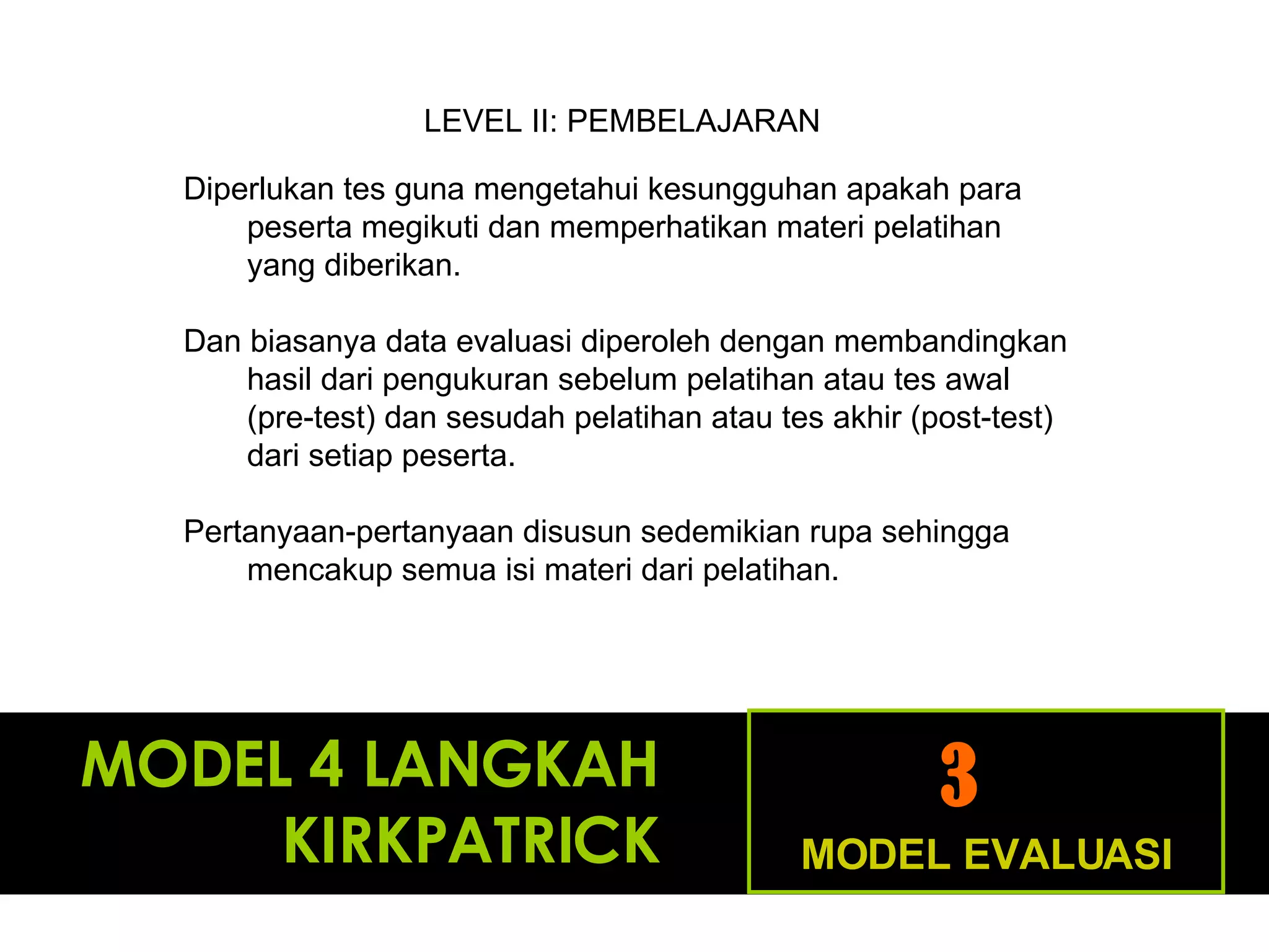 Training Evaluation | PPT