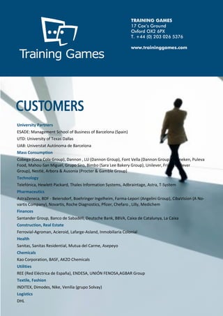 Training Games Brochure | PDF