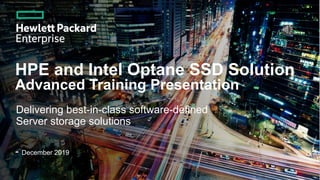 Training - HPE and Intel Optane SSD Solution.PPTX