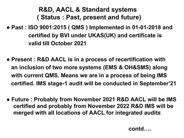 Training- integrated management system (iso) | PPT | Business ...