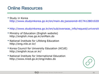 The South Korean Education System and Student Mobility Trends | PPT
