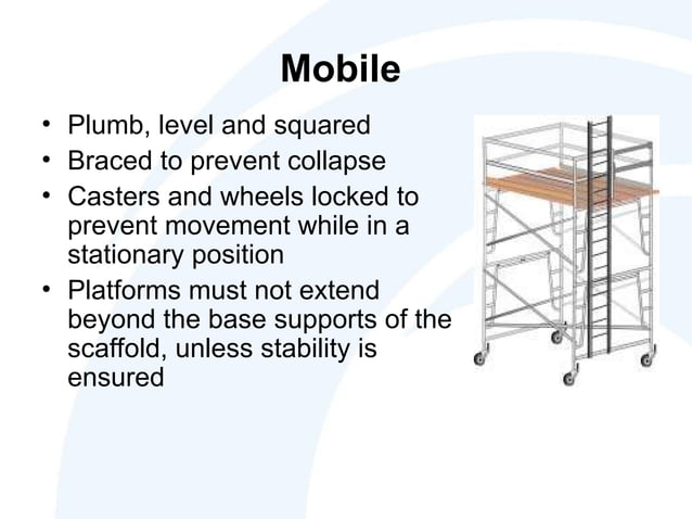 Scaffolding Safety US OSHA Requirements USISHA | PPT