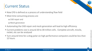 CFD Lecture (2/8): Fluid Mechanics: CFD Perspective | PPT