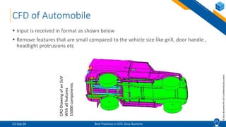 CFD Lecture (7/8): Best Practices in CFD | PPT